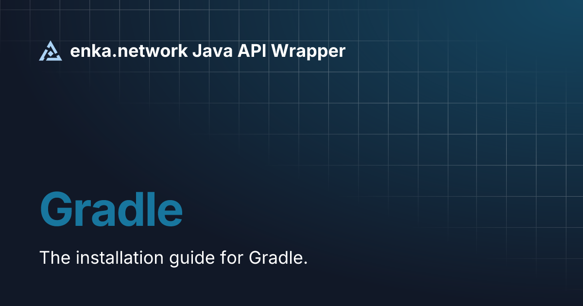 Gradle | enka.network Java API Wrapper